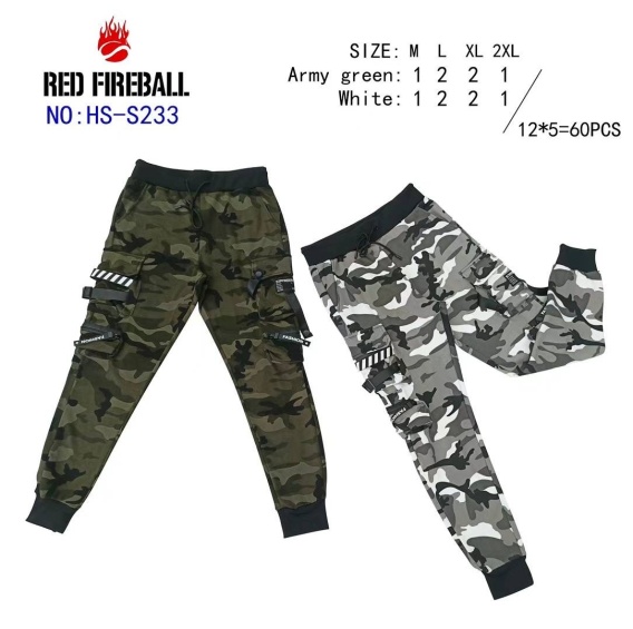 Spodnie dresowe męskie > RED FIREBALL